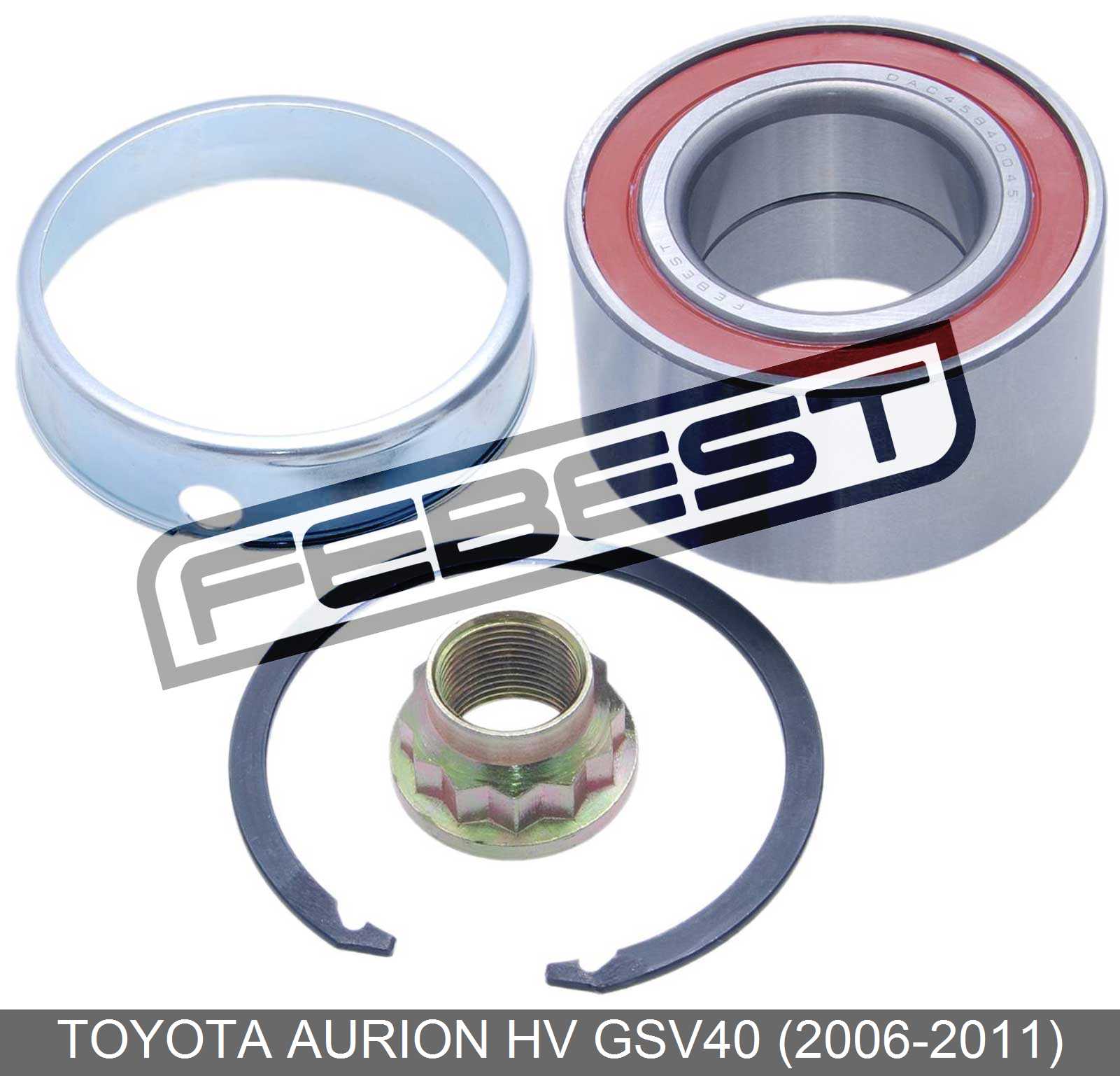 Front Wheel Bearing Repair Kit 45X84X45 For Toyota Aurion Hv Gsv40 ...
