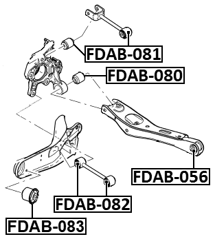 Bushing, Rear Trailing Arm For Ford Explorer Sport Trac Uk [Can] (2007 ...